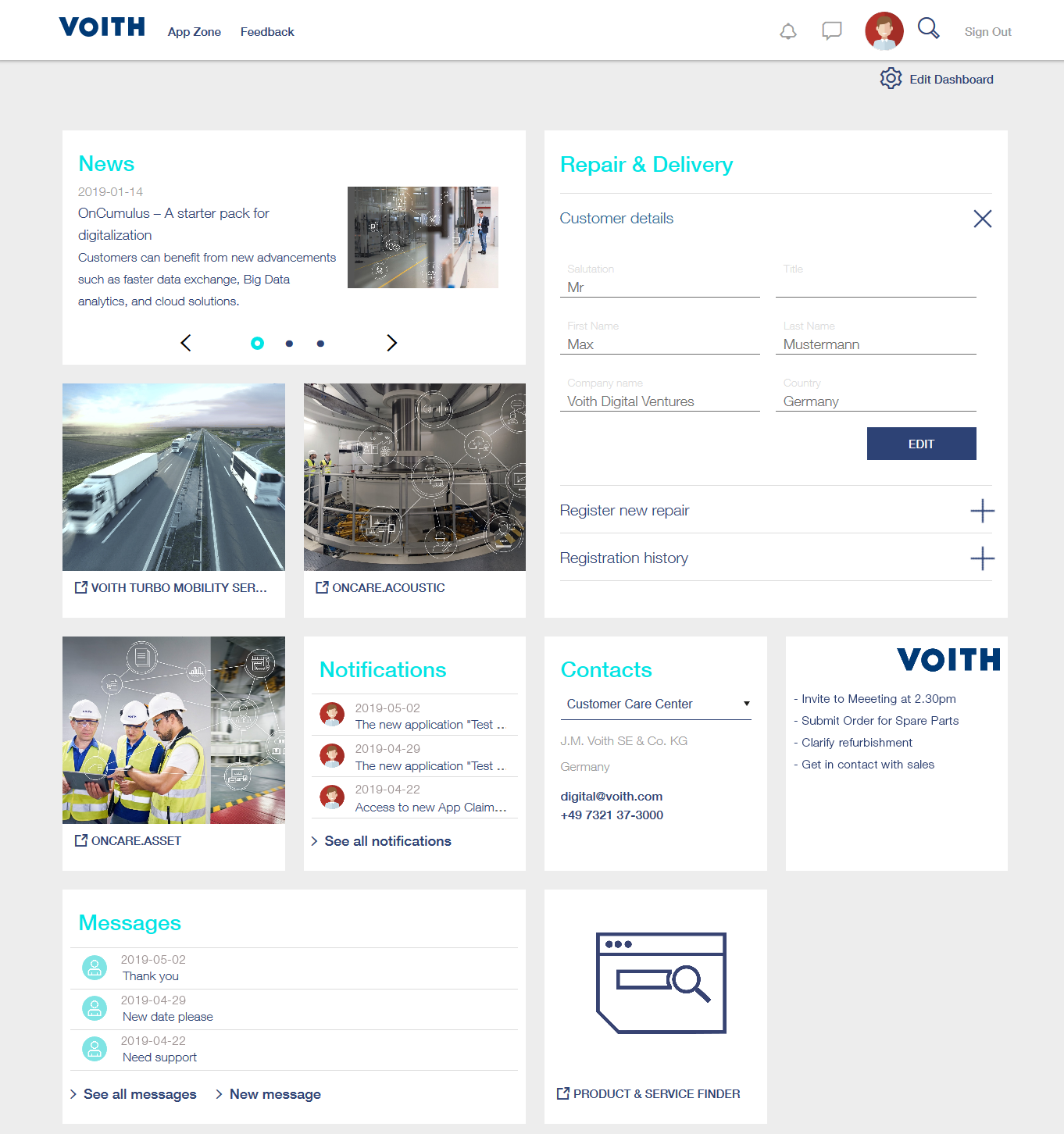 Voith introduces online platform MyVoith for digital applications and ...